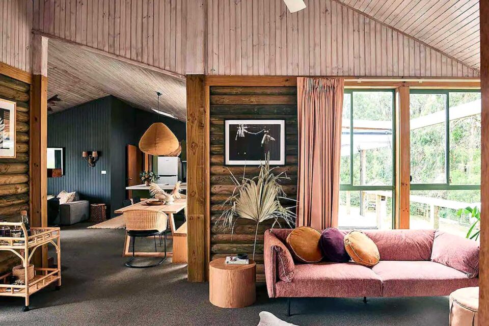 The Log House | Otways Hinterland Secluded Log Cabin Retreat